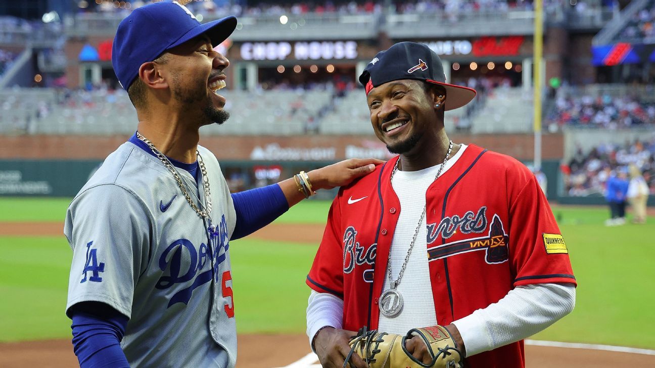 Hilarisch: Betts (Dodgers) praat tijdens wedstrijd met presentatoren over Usher - ESPN
