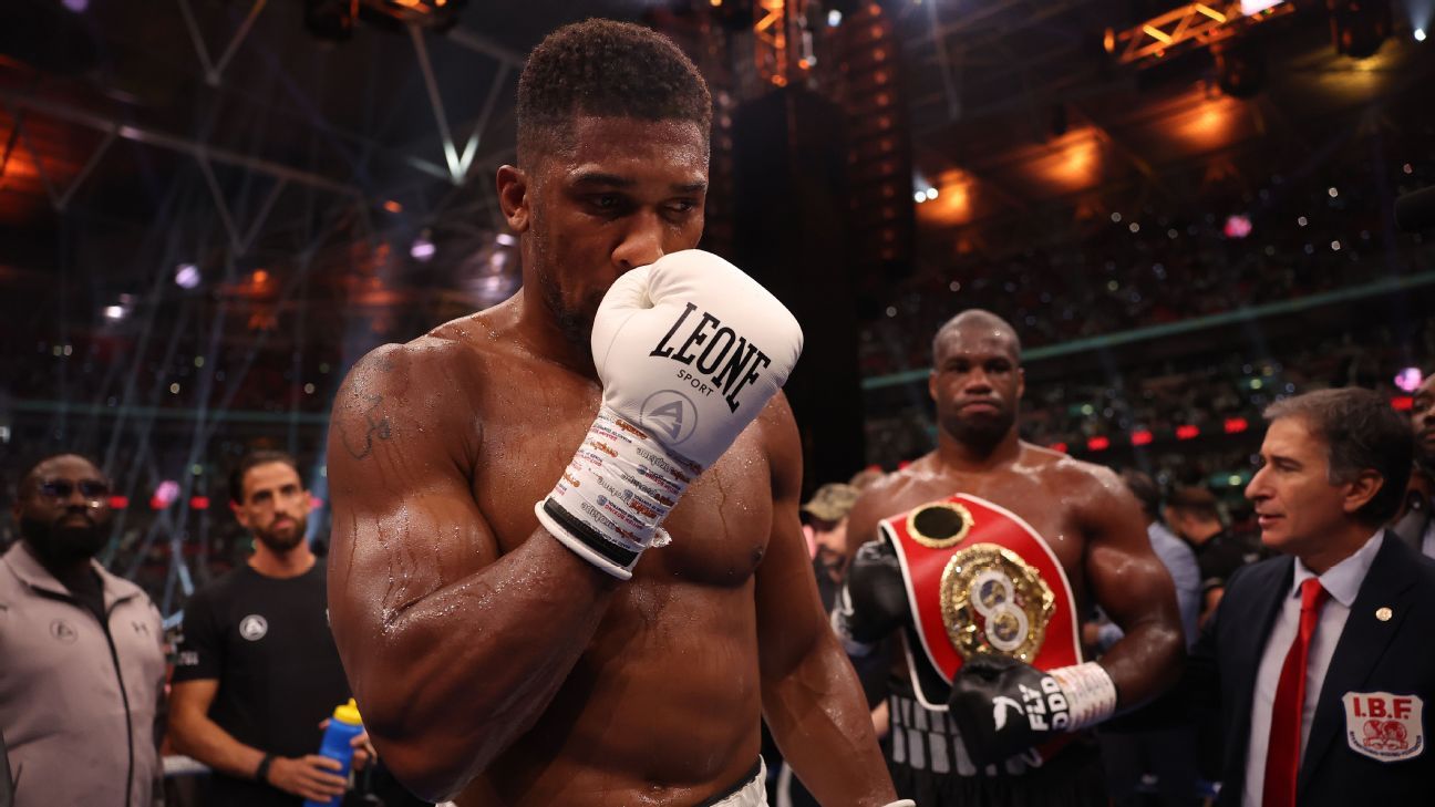 ¿Qué pasará con Anthony Joshua tras el brutal KO ante Dubois? - ESPN