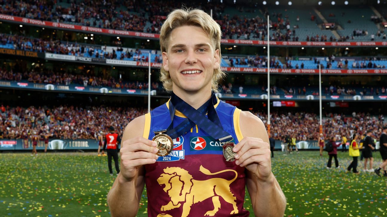 AFL Grand Final: Ashcroft emerges from Lions pack to claim North Smith ...