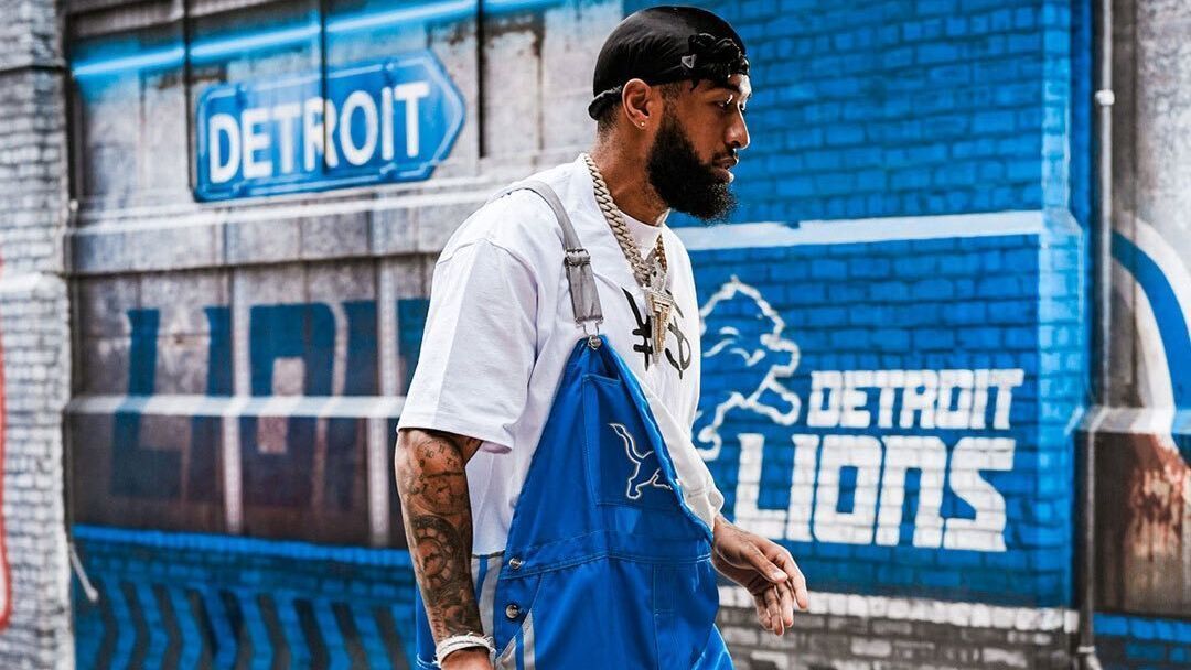 Lions WR Tim Patrick's custom overalls cap off NFL Week 4 arrivals - ESPN