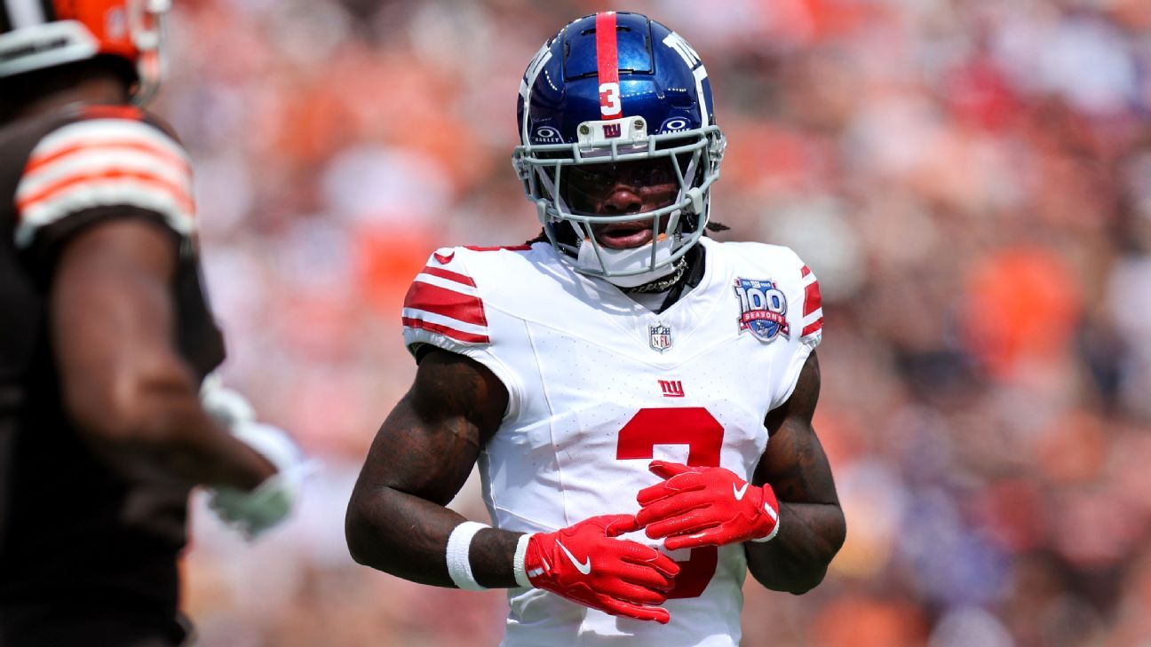 Giants' Deonte Banks has effort called into question - ESPN