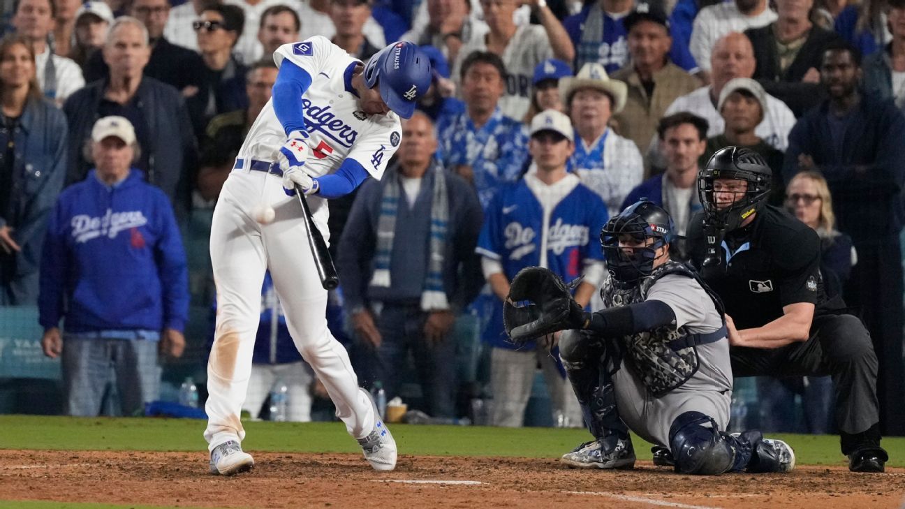 Freeman da triunfo a Dodgers al estilo Hollywood - ESPN