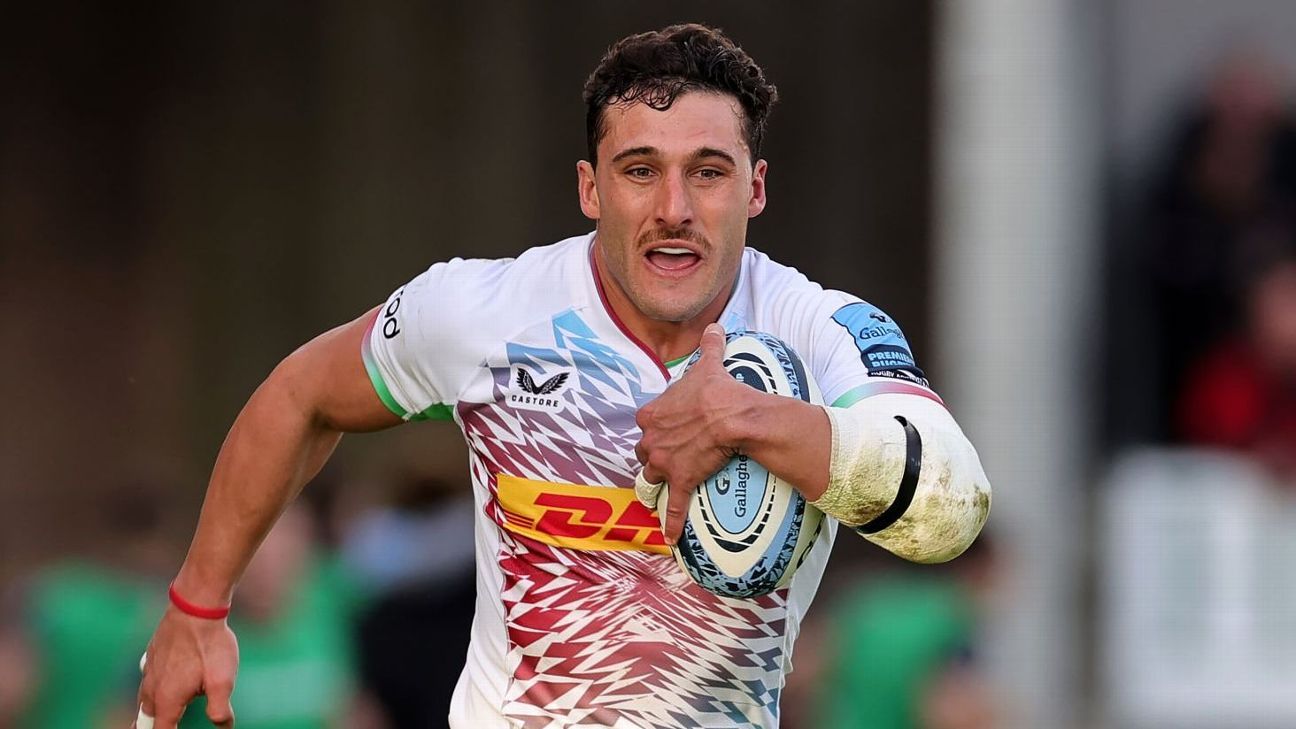 Los números de Isgró en sus primeros dos partidos con Harlequins - ESPN