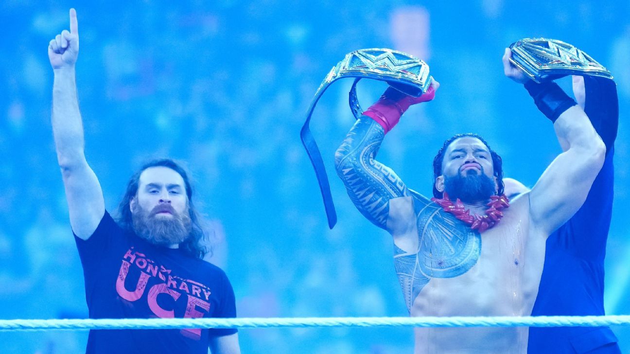 Sami Zayn responds to viral Bloodline meme as reunion rumors grow - ESPN