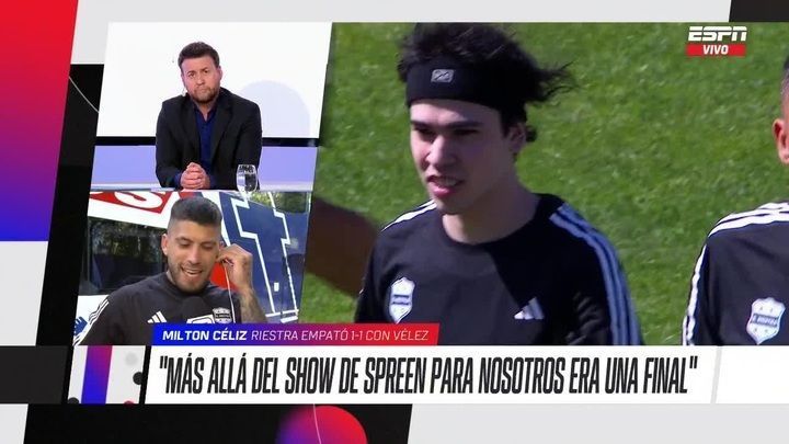 Milton Céliz, el capitán de Riestra, sobre el debut de Spreen: la ...