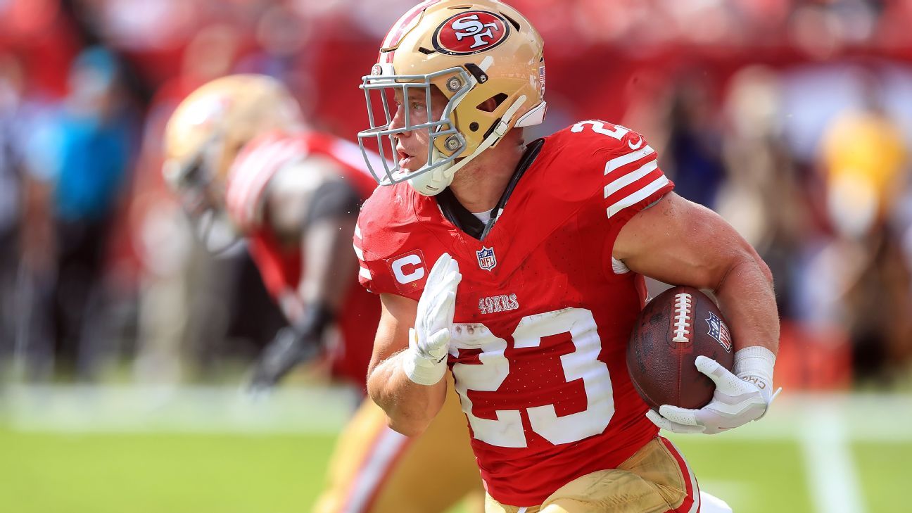 Christian McCaffrey's return has 49ers returning to roots - ESPN