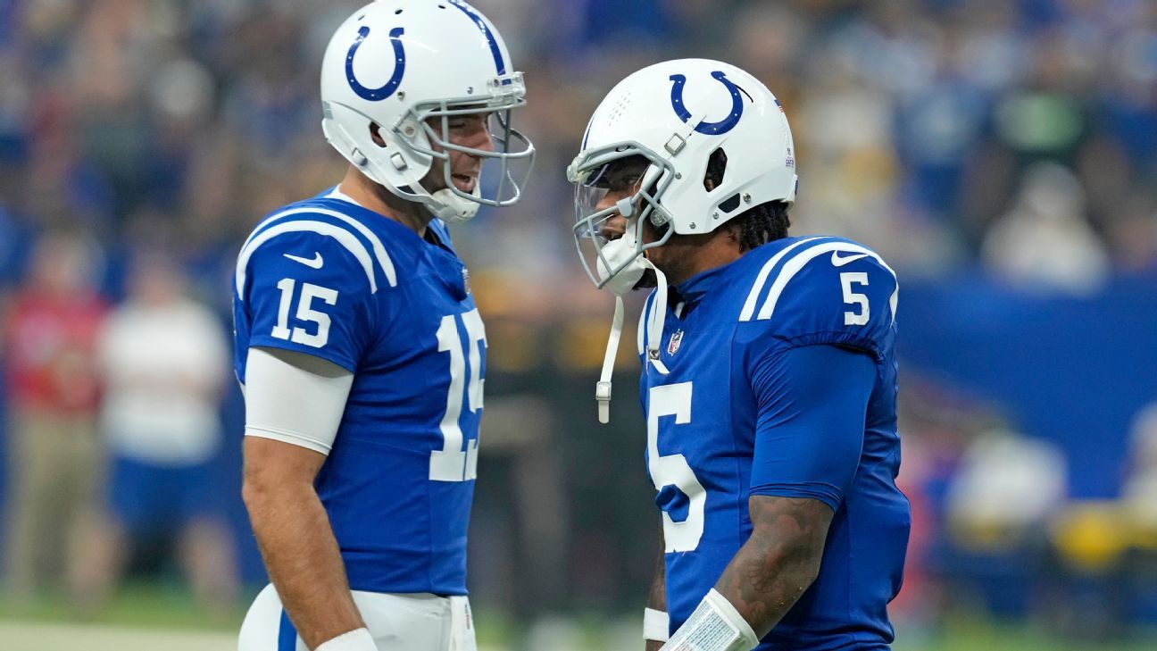 Colts sientan a Joe Flacco; vuelve Anthony Richardson como titular - ESPN