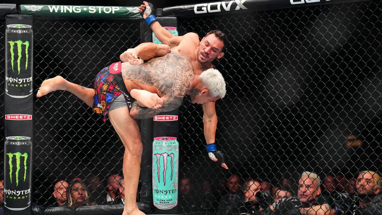 UFC 309: Charles Oliveira dominó a Michael Chandler - ESPN