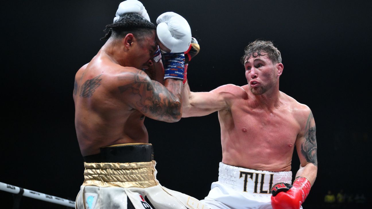 Darren Till derriba a Anthony Taylor 3 veces y lo noquea en sexto round ...