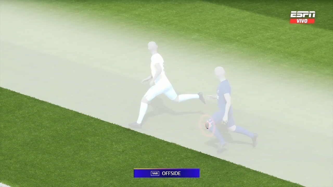 A verlo con lupa: gol anulado a PSG por milimétrico offside ante ...