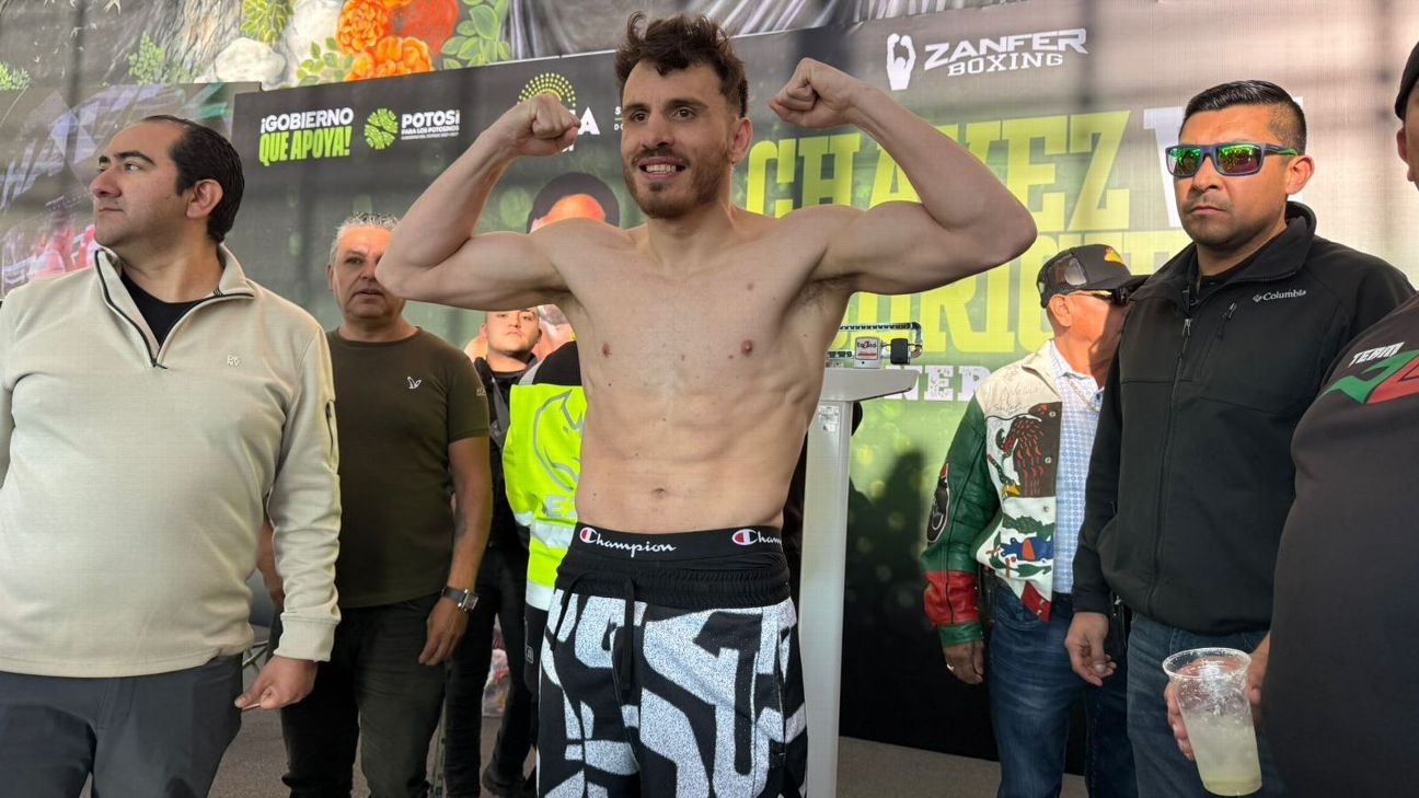 En dos intentos, Omar Chávez dio peso contra 'Chino' Rodríguez - ESPN