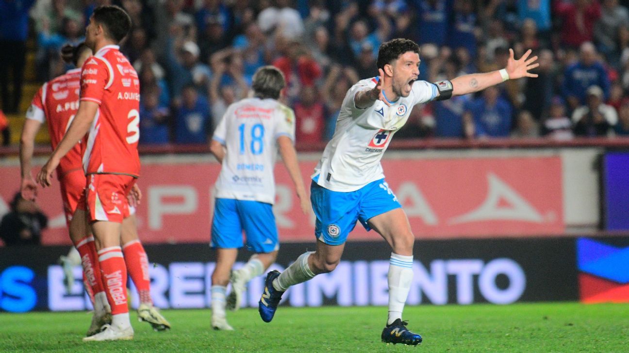 Cruz Azul ganó por primera vez en el Clausura 2025 a costa de Necaxa - ESPN