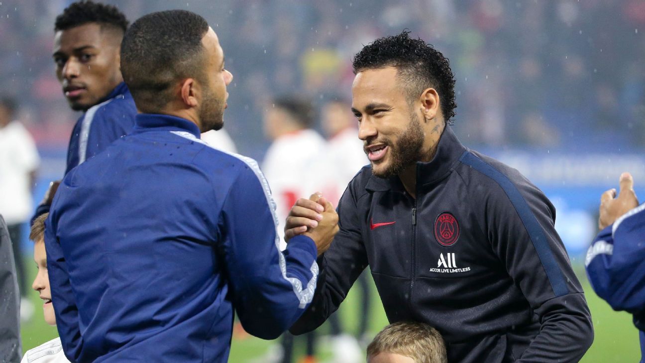 Memphis Depay publica boas-vindas emocionante a Neymar: 'Você inspira ...
