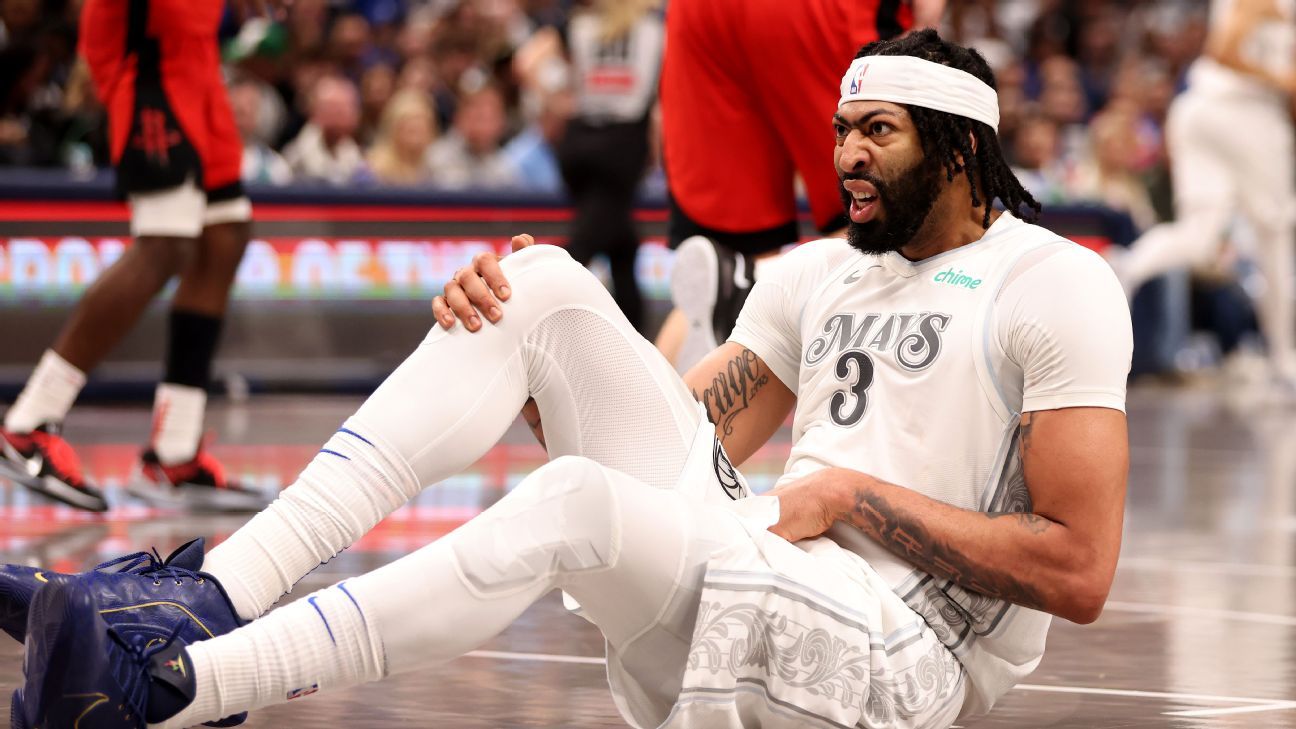 Anthony Davis abandona el juego de su debut por lesión - ESPN