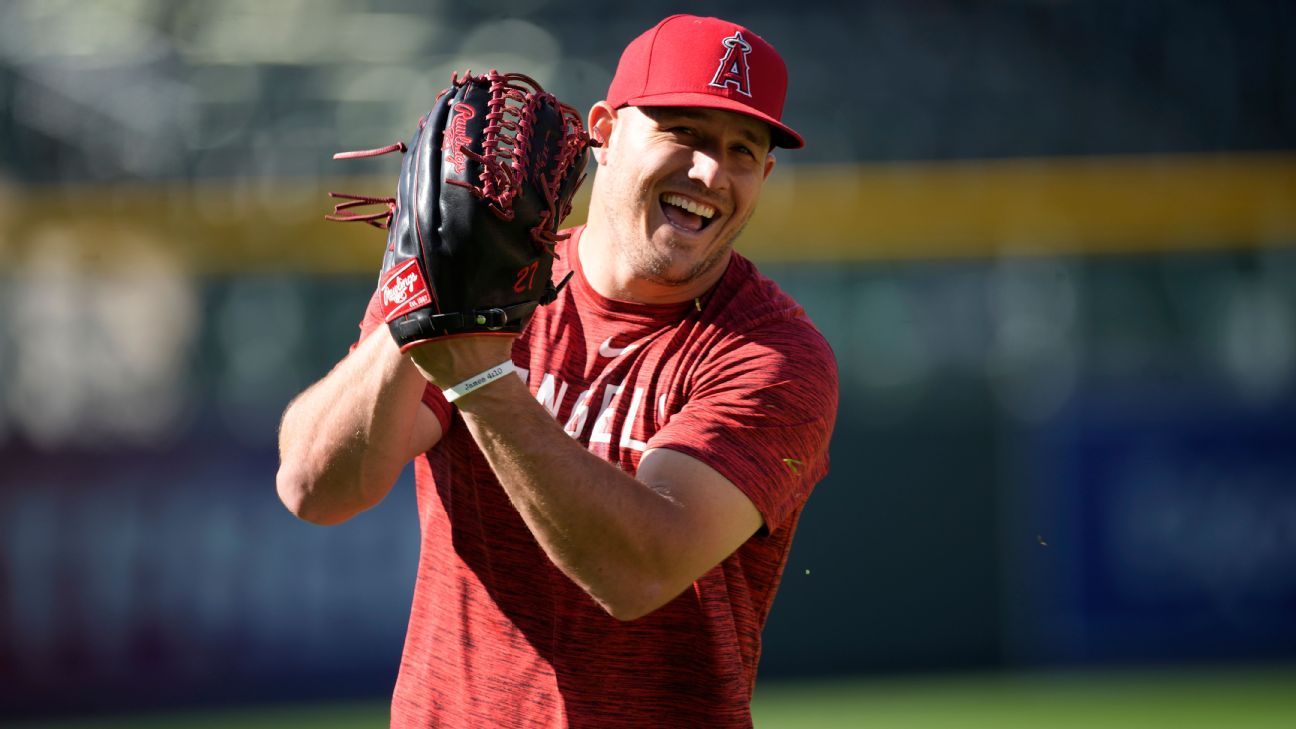 Mike Trout se muda del CF al RF para evitar lesiones - ESPN