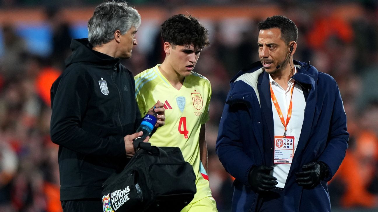 Cubarsí se lesiona, preocupa a España y alarma al Barcelona - ESPN