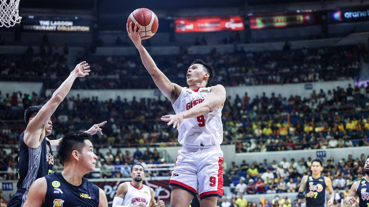 Justin Brownlee and Scottie Thompson do it all for Ginebra in Game 5 of Commissioner's Cup ...