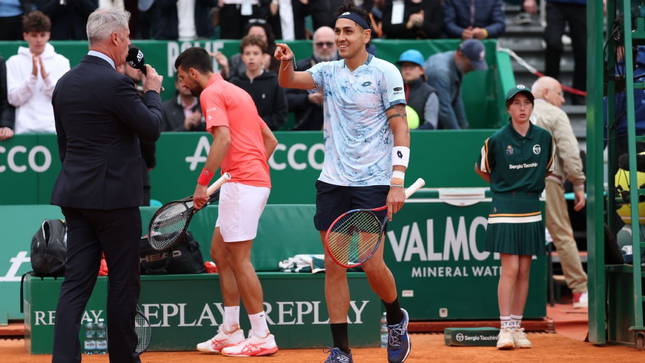 "Ha sido un partido...": Alejandro Tabilo tras otra histórica victoria ante Novak Djokovic - ESPN