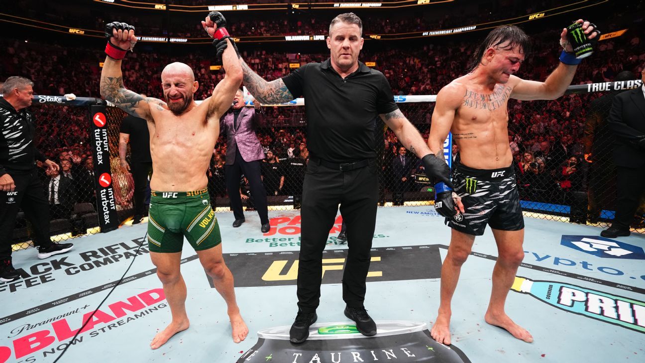 UFC 314: Alexander Volkanovski negó sueño de título a Diego Lopes - ESPN