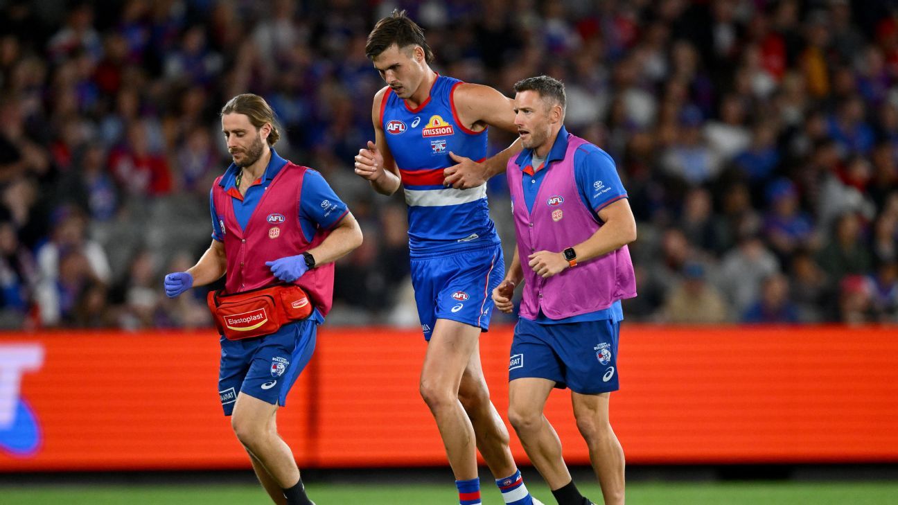 Bulldogs star Sam Darcy avoids ACL tear, faces surgery - ESPN