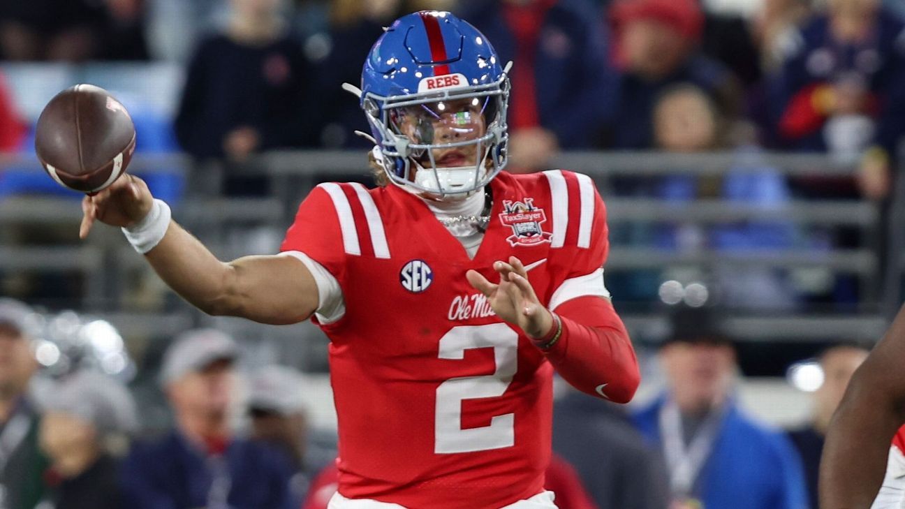 Giants regresan a la primera ronda por el quarterback Jaxson Dart - ESPN
