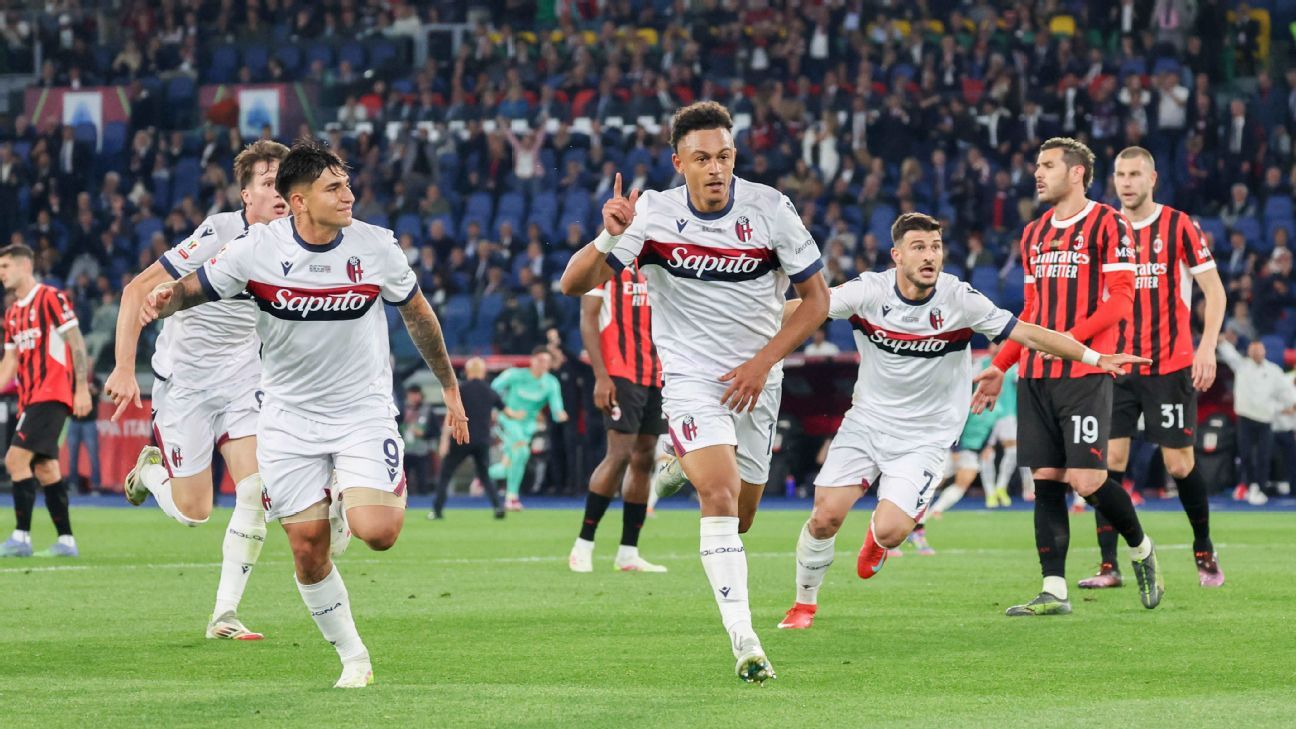 Bologna klopt Milan en wint Coppa Italia - ESPN