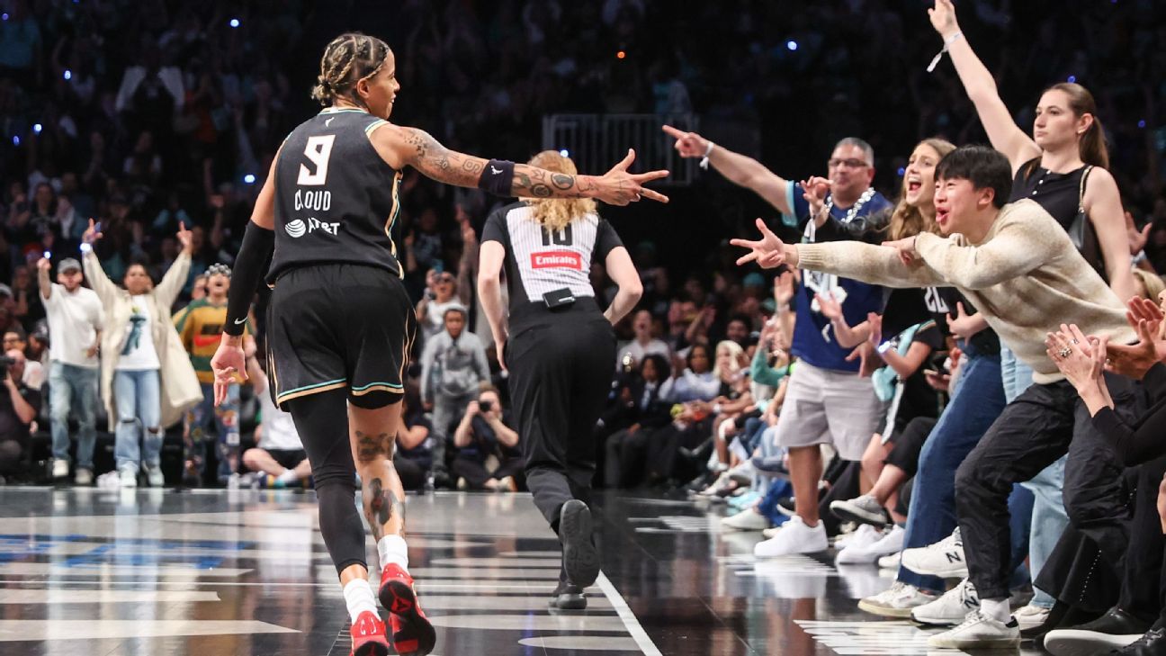 Natasha Cloud debuts in style as 'relentless' play rallies Liberty - ESPN