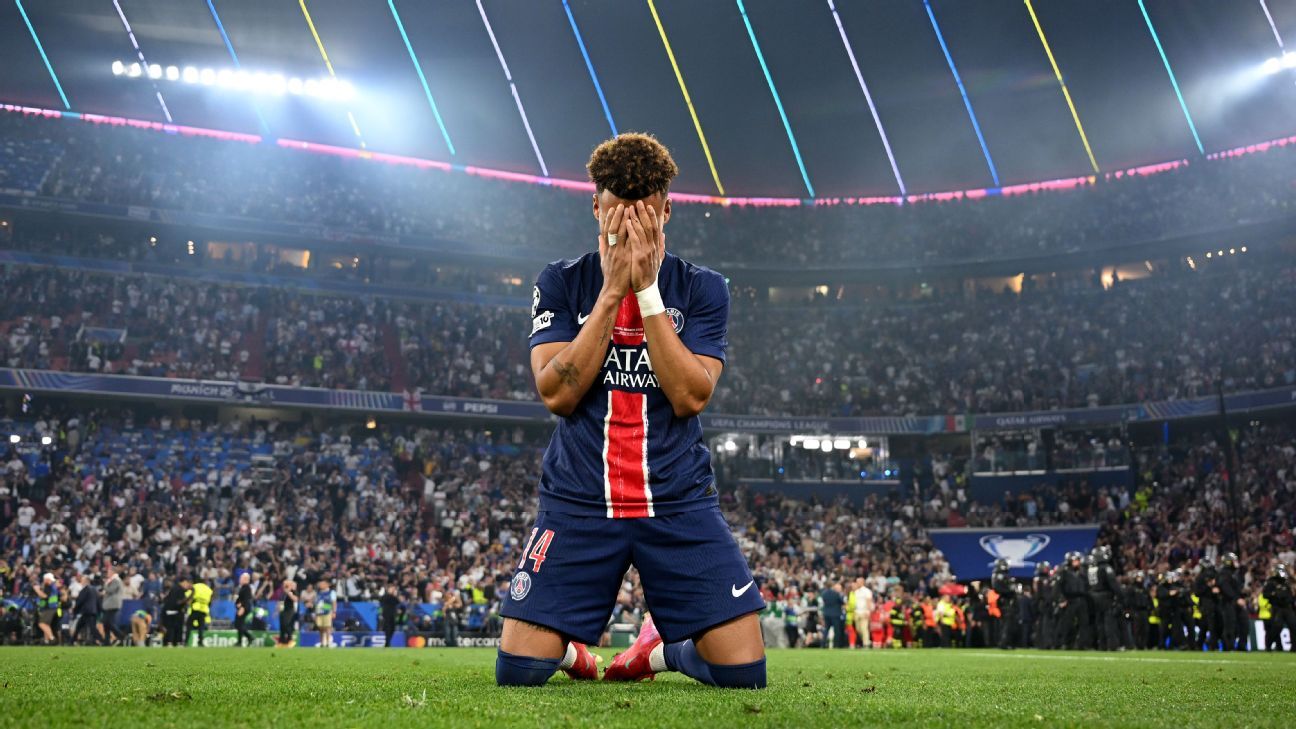 Doue, mejor jugador de la final de la Champions League - ESPN