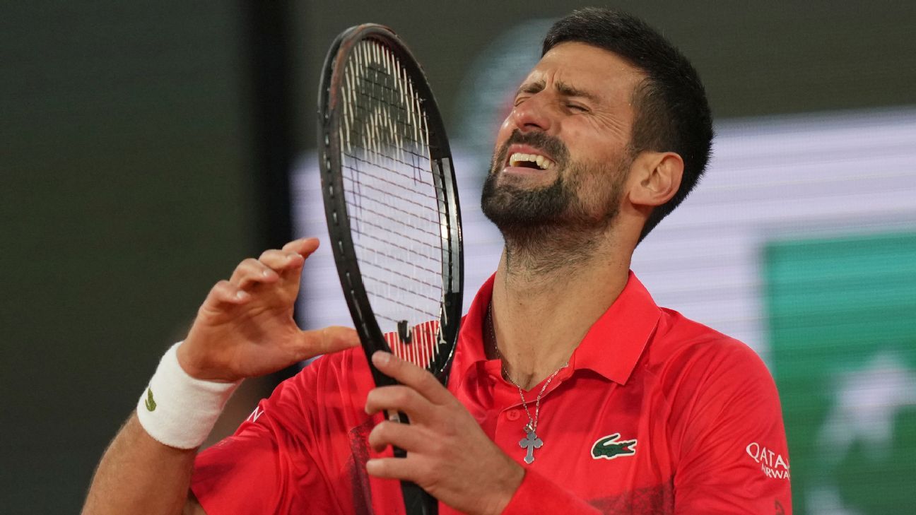 Así quedó el ranking ATP de Novak Djokovic tras la eliminación en semifinales de Roland Garros ...