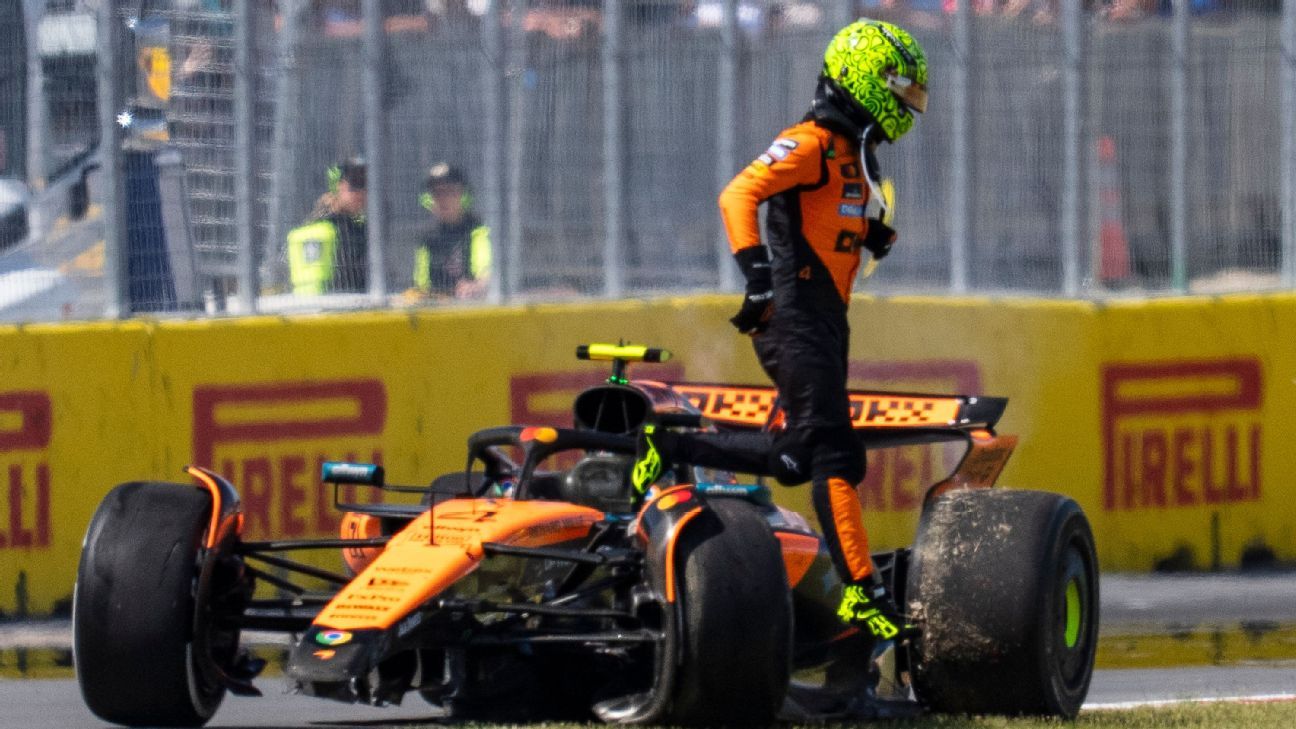 F1: Lando Norris y su insólito error con Oscar Piastri en el GP de Canadá - ESPN