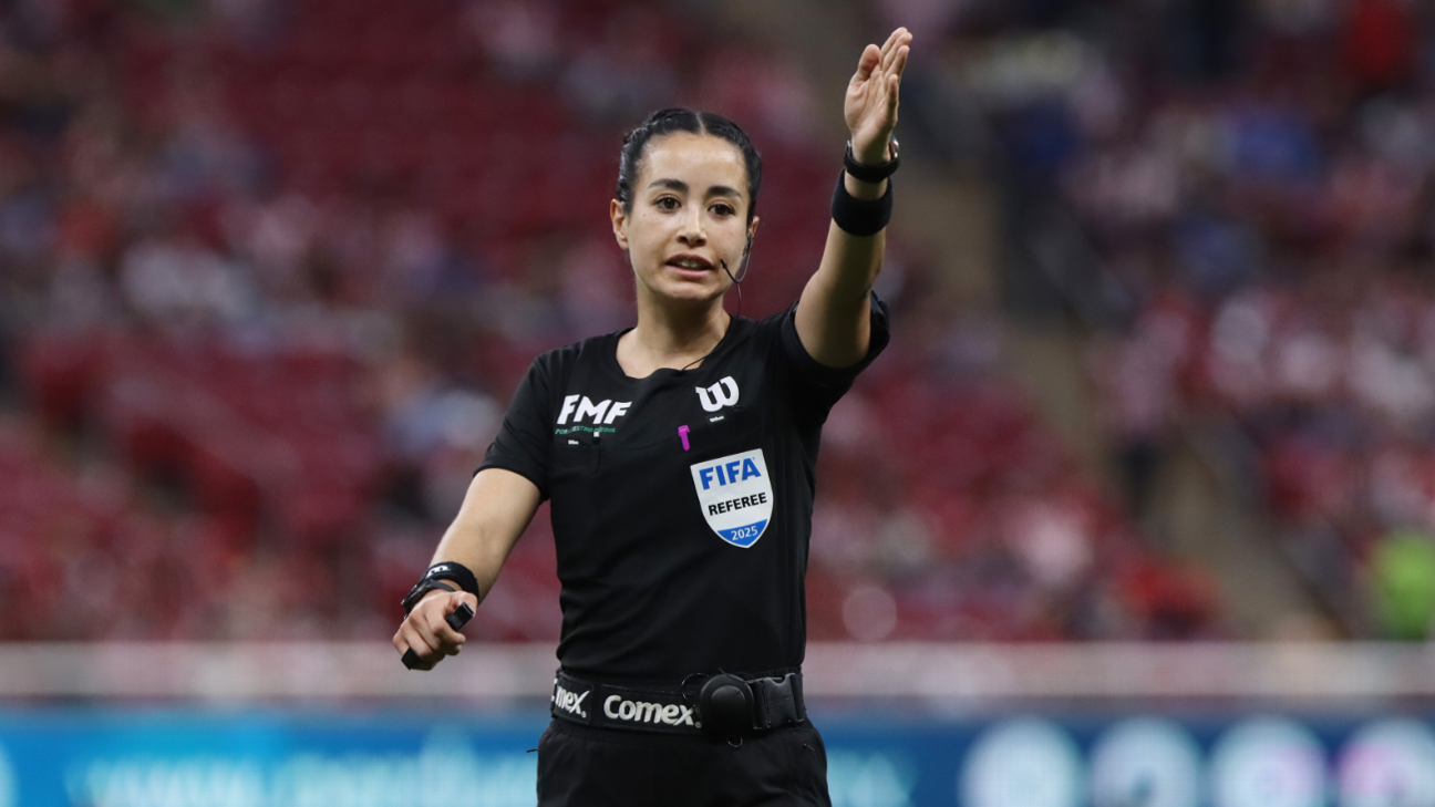 Katia Itzel García, primera mexicana árbitra en Copa Oro - ESPN