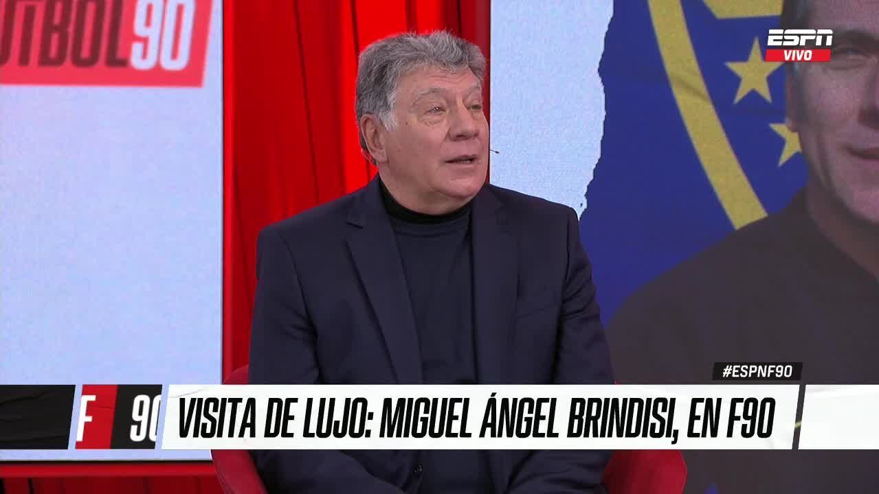 Brindisi, en ESPN F90: habló de Huracán, Boca, Maradona, Independiente ...