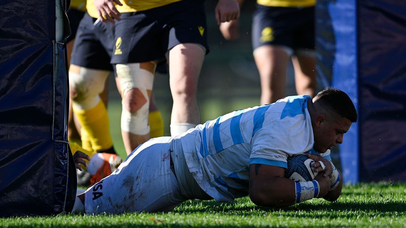 Thomas Gallo apareció para Argentina XV y apoyó ante Rumania - ESPN