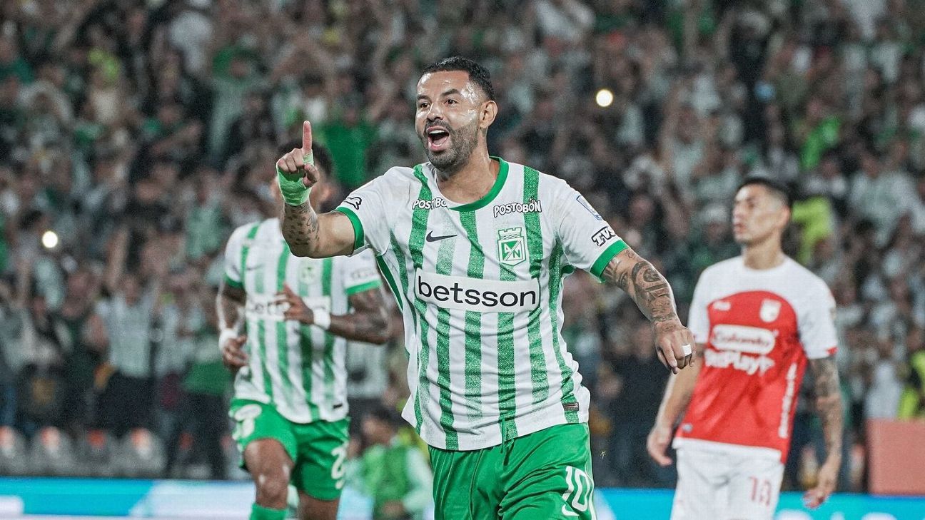 Atlético Nacional se fue al descanso venciendo a Santa Fe con gol de ...