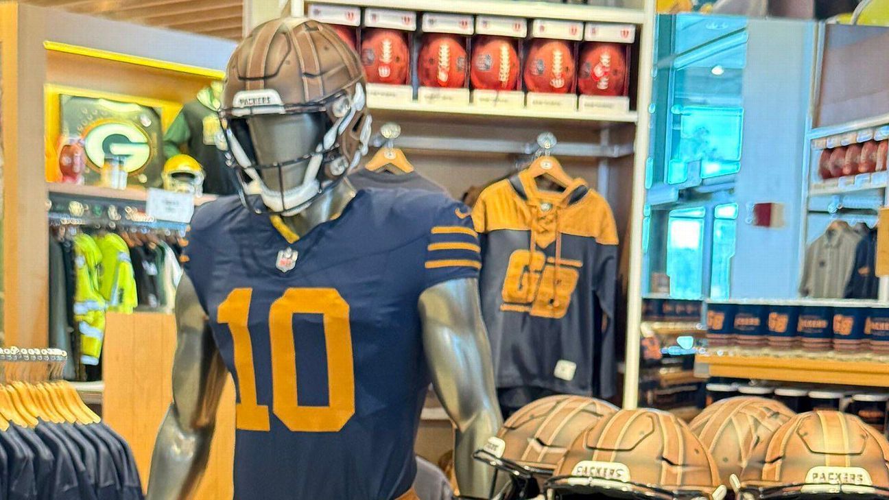 Packers presentaron uniforme retro con diseño especial en casco - ESPN