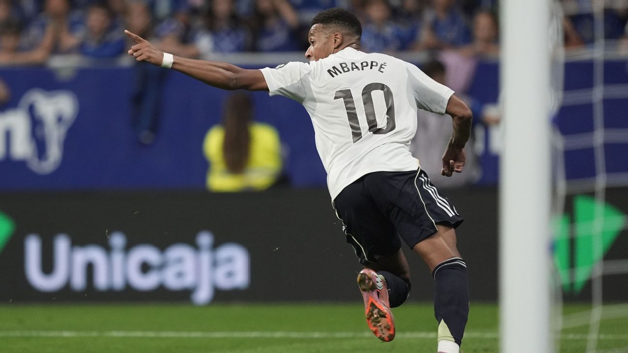 Stats: Mbappe on top with 46 goals, Kane's 16th hat trick, Ronaldo hits ...