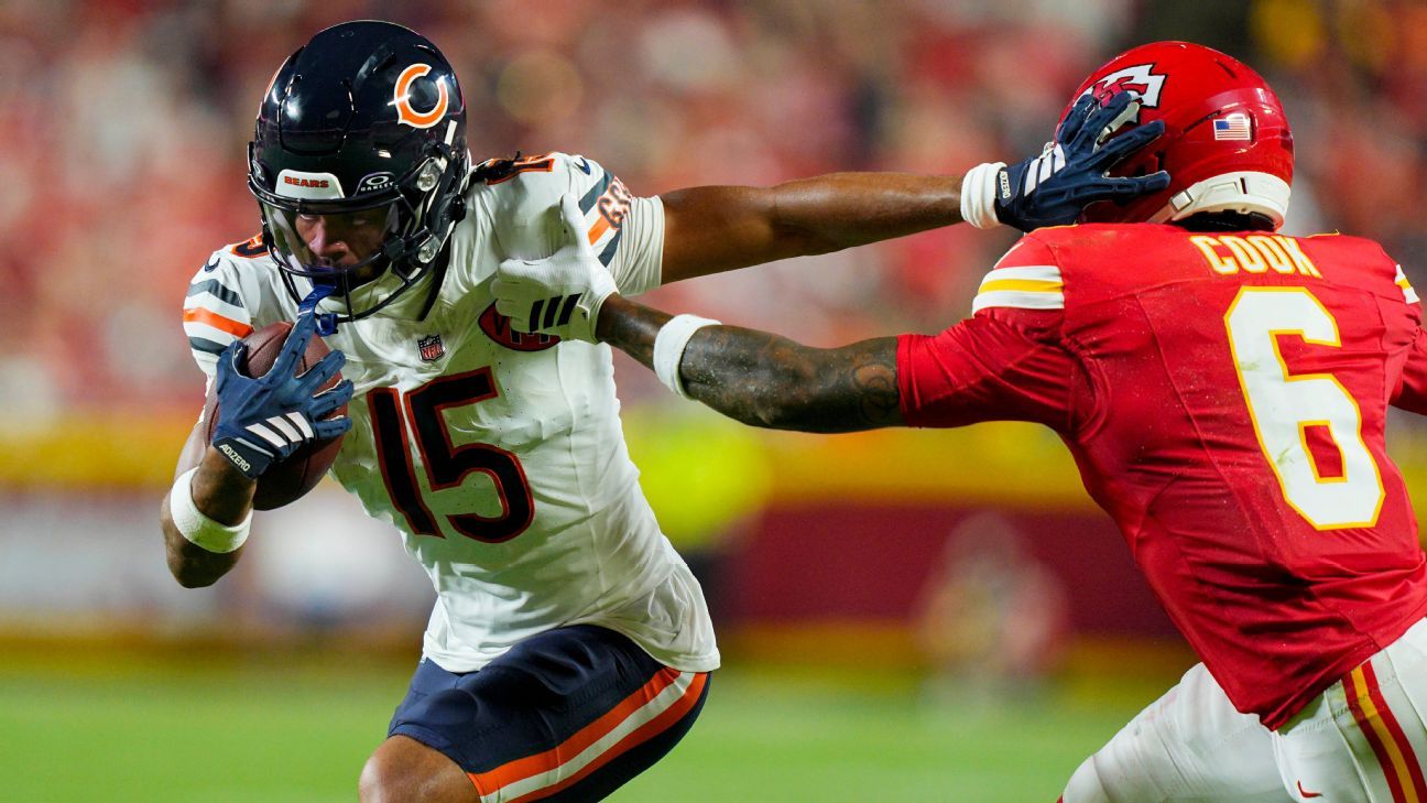 Bears' Rome Odunze ascending into Caleb Williams' top target - ESPN