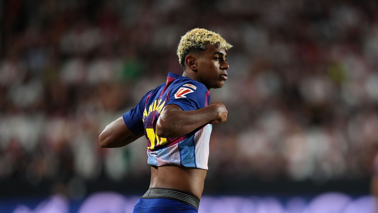 Lamine Yamal, descartado para Barcelona vs Newcastle en Champions - ESPN