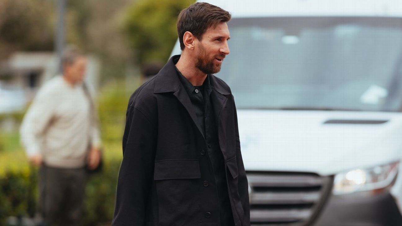Messi arribó al país para disputar las Eliminatorias con Argentina - ESPN