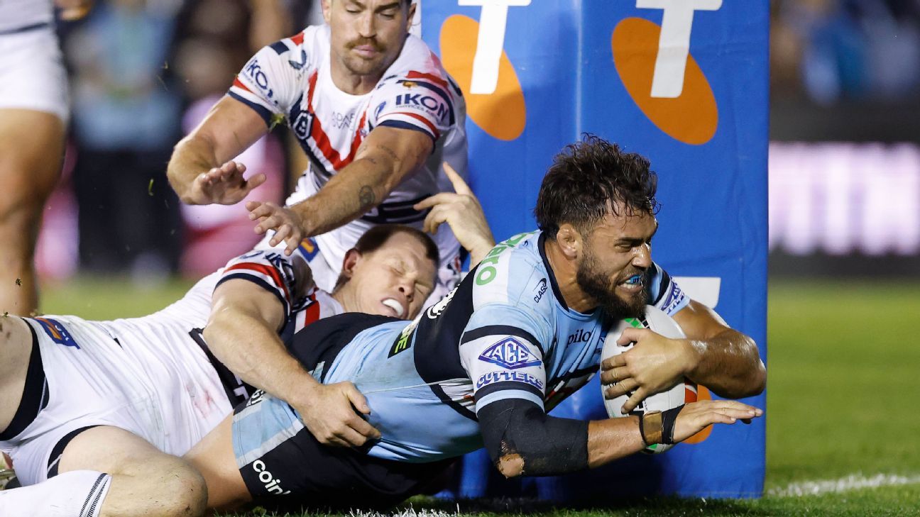 NRL: Toby Rudolph's top try just the start for Cronulla Sharks - ESPN