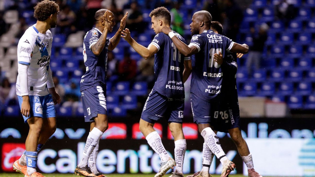 Enner Valencia generó el penal de Pachuca en el empate ante Puebla por Liga MX - ESPN