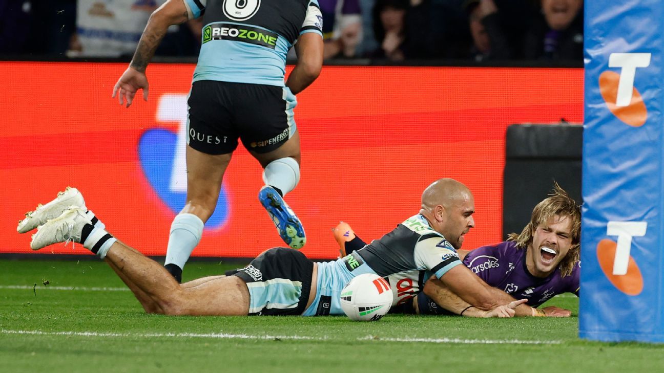 Storm into NRL grand final after taking down Sharks - ESPN