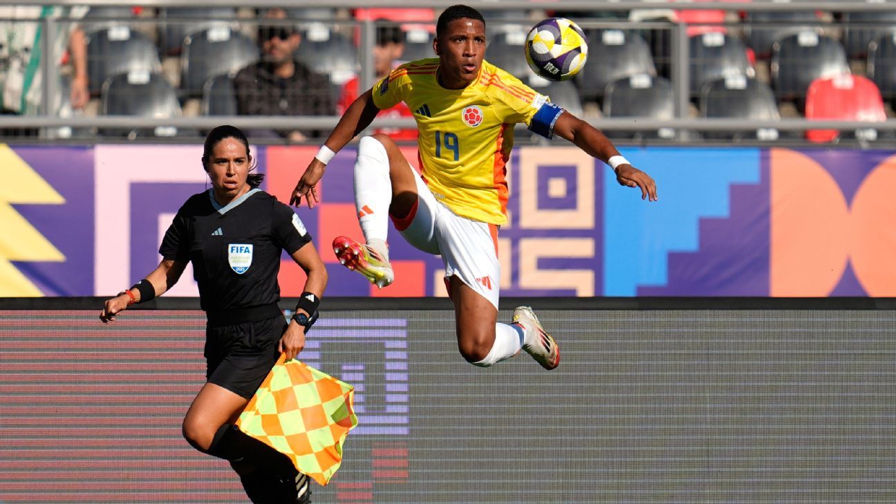 Colombia empató ante Noruega y sigue líder del Grupo F en el Mundial Sub 20 de Chile 2025 - ESPN