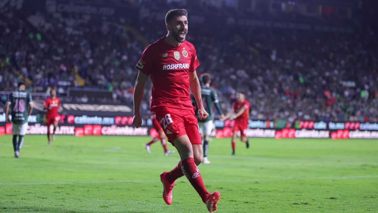 Paulinho y Toluca 'doman' al León y se llevan la victoria - ESPN