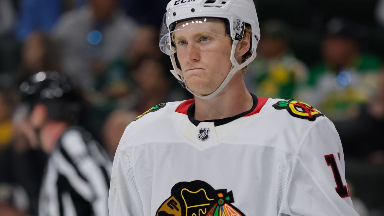Center Oliver Moore, 20, recalled by Chicago Blackhawks - ESPN