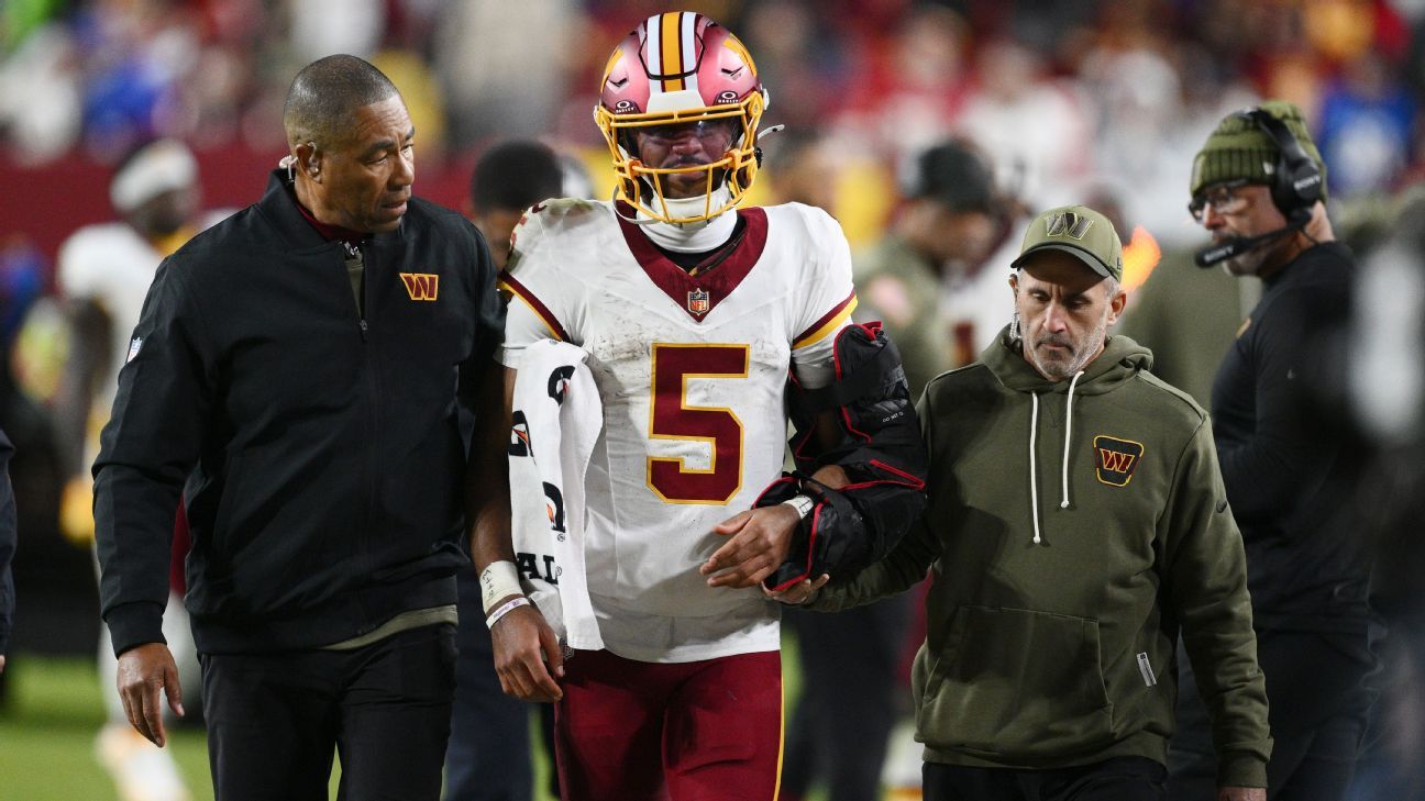 Dan Quinn lamenta no haber sacado a Jayden Daniels antes - ESPN