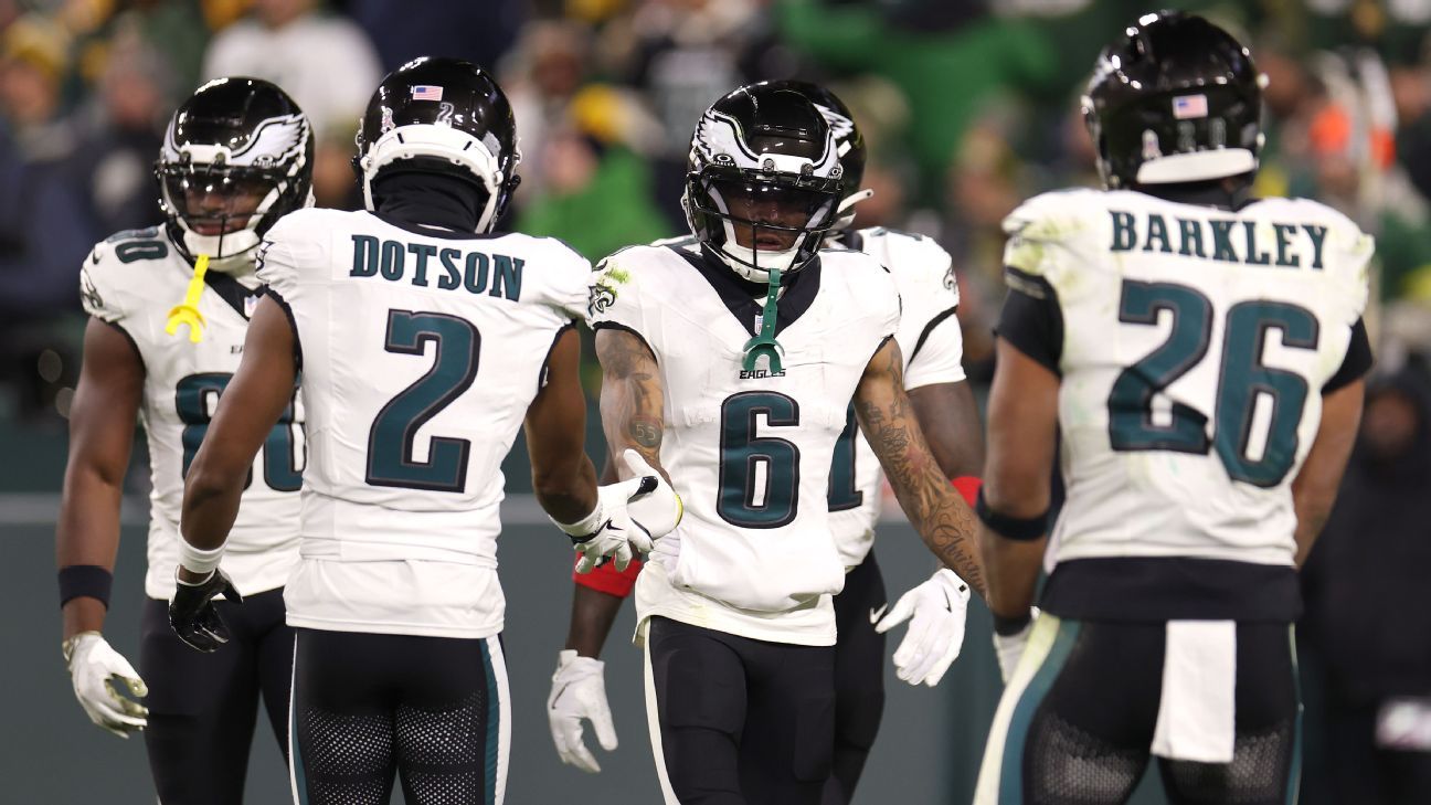 Eagles ganan en Green Bay un duelo opaco en puntos - ESPN