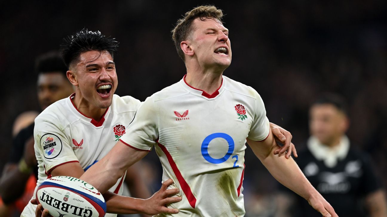 England 33-19 New Zealand: Ford inspires England to comeback win over ...