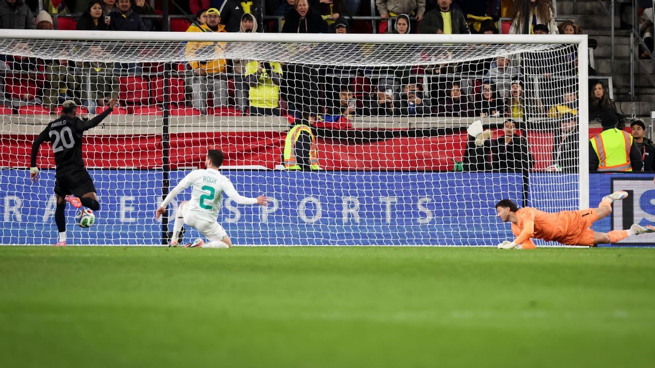 Nilson Angulo selló un golazo para Ecuador ante Nueva Zelanda - ESPN