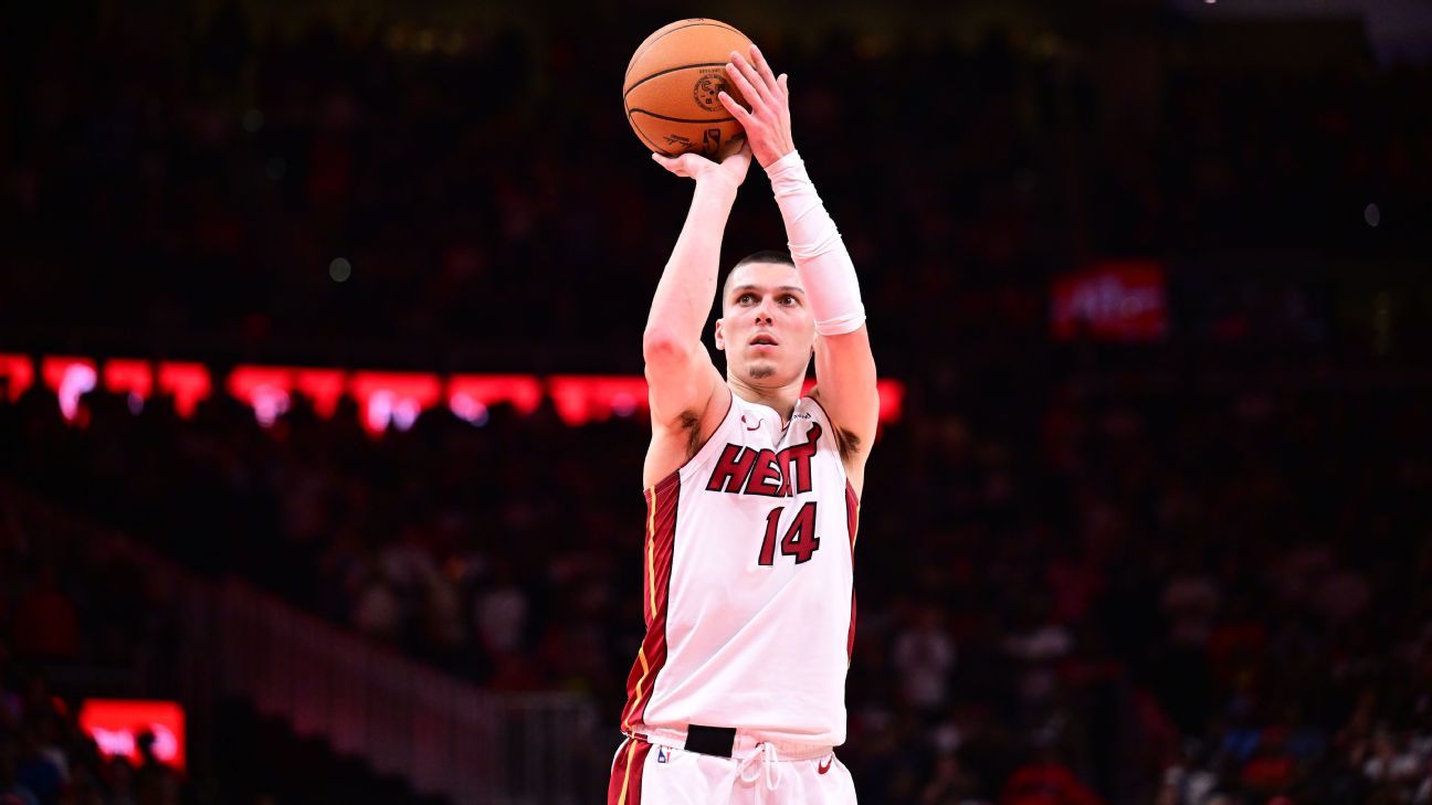 Tyler Herro hará su debut de temporada este lunes con Miami Heat - ESPN